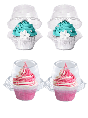 Cupcake containers 1 to 6 cavities | EasyDabba.com